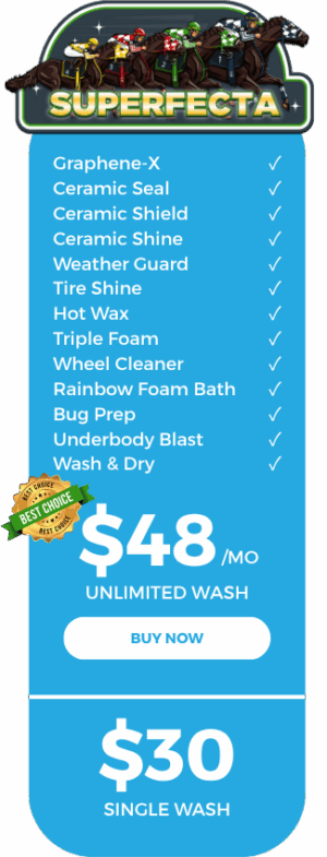 Join The Winner's Circle - Thoroughbred Express Auto Wash